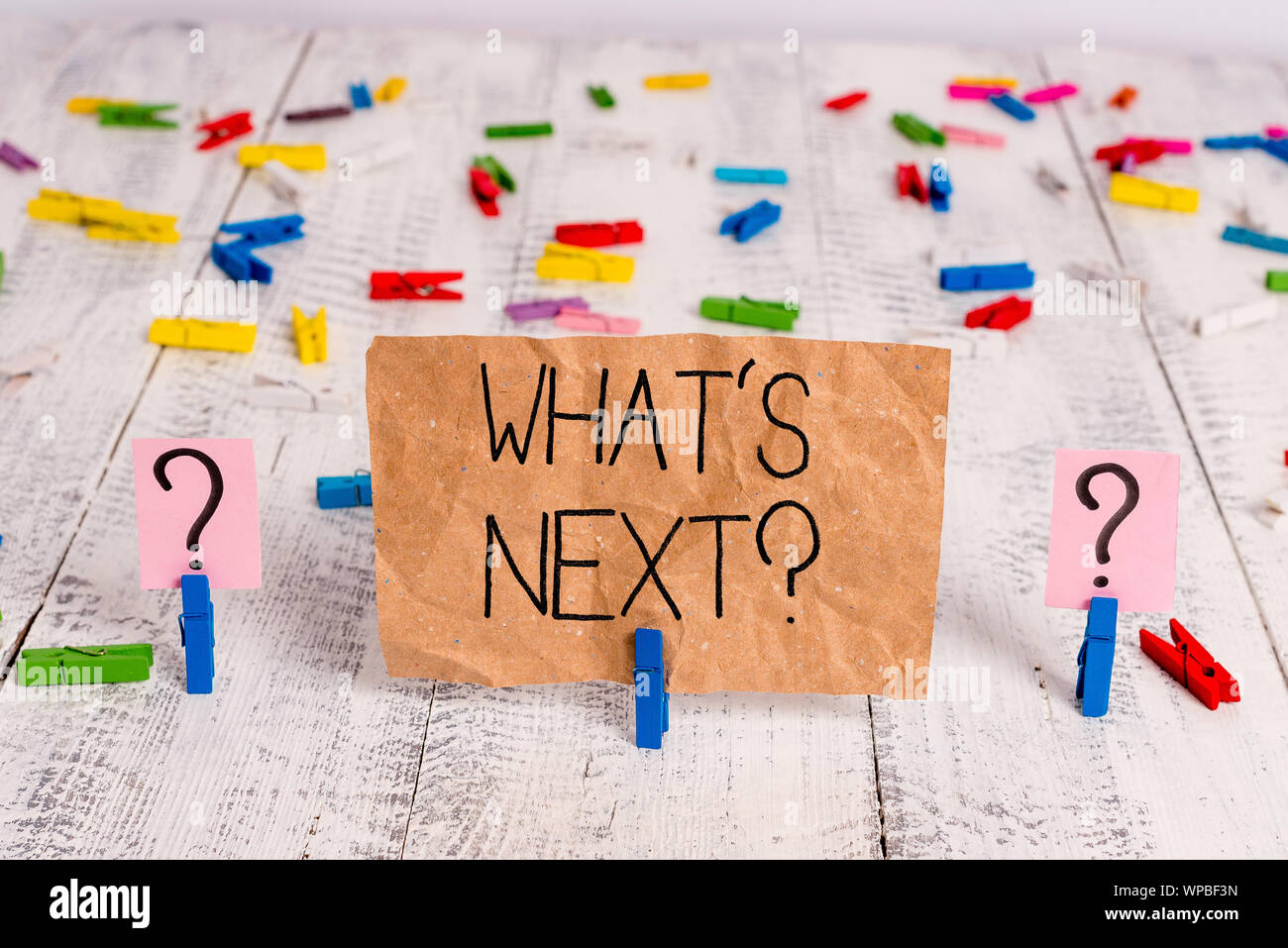 Text sign showing What S Next Question. Business photo text asking ...