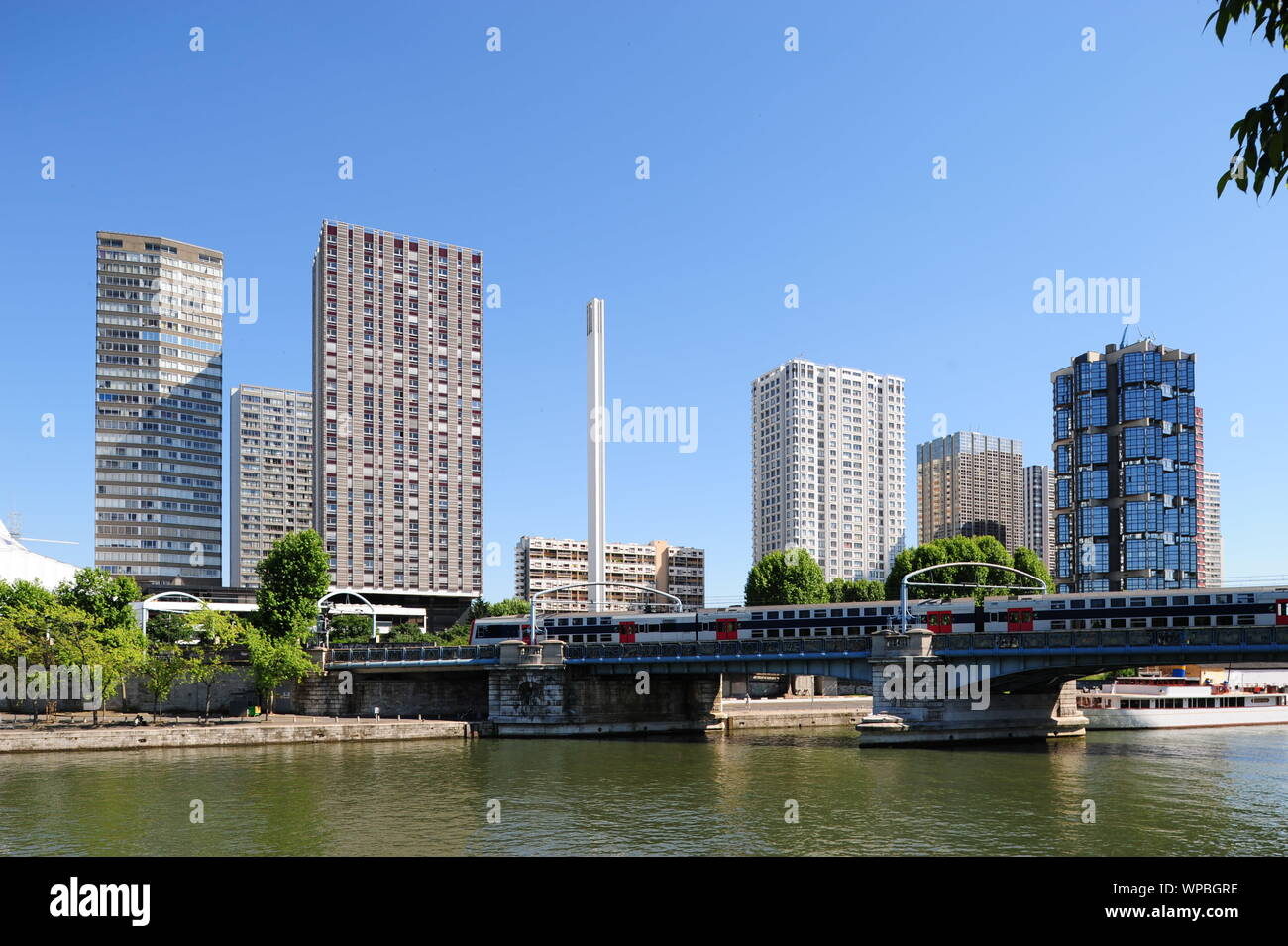 Paris, Front de Seine Stock Photo - Alamy