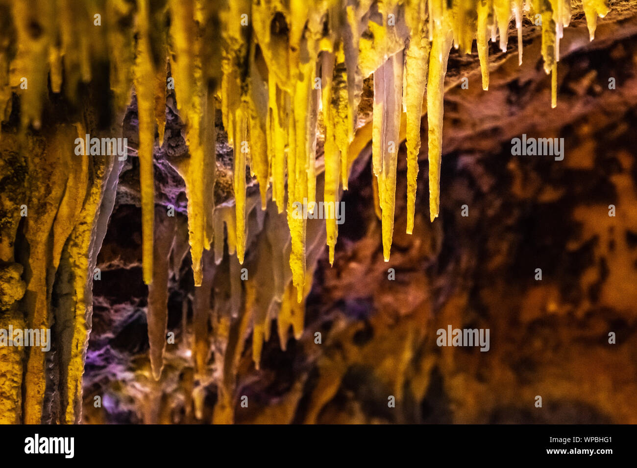 Stalactites and stalagmites cave hi-res stock photography and images ...