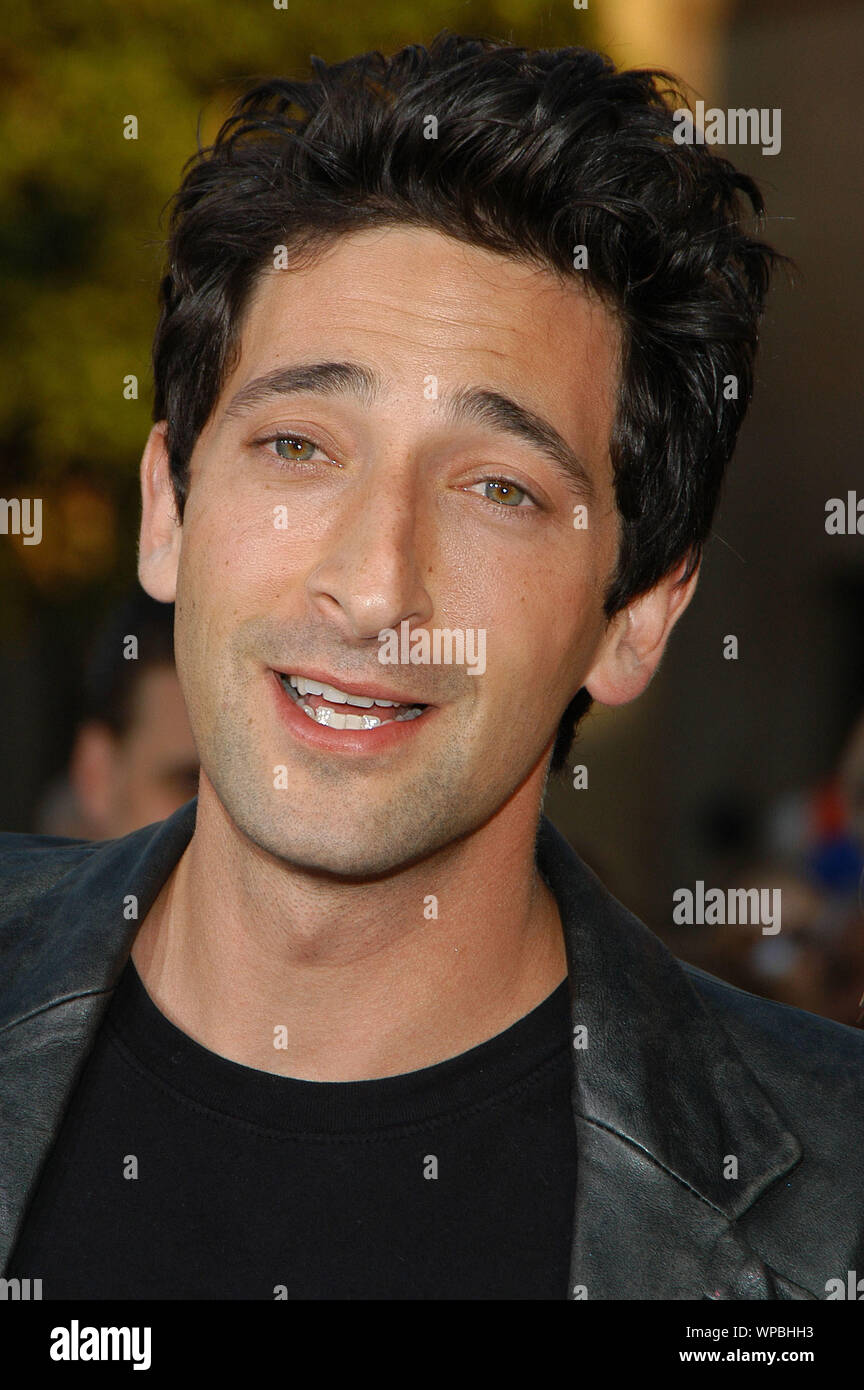 Adrien Brody at the Fan Screening of "War Of The Worlds" held at Mann ...