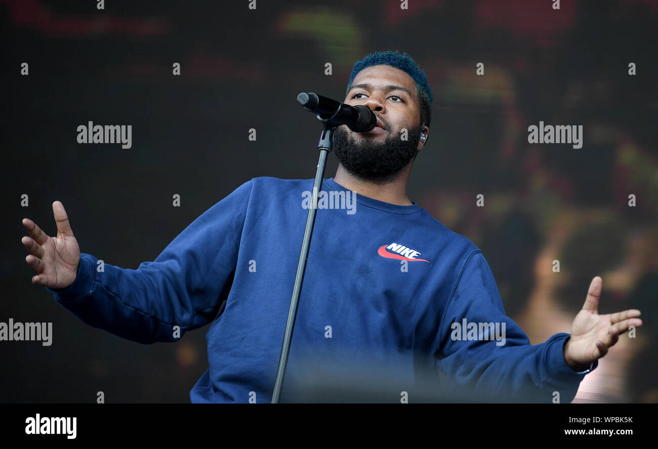 Berlin, Germany. 08th Sep, 2019. The US-American singer Khalid is on ...
