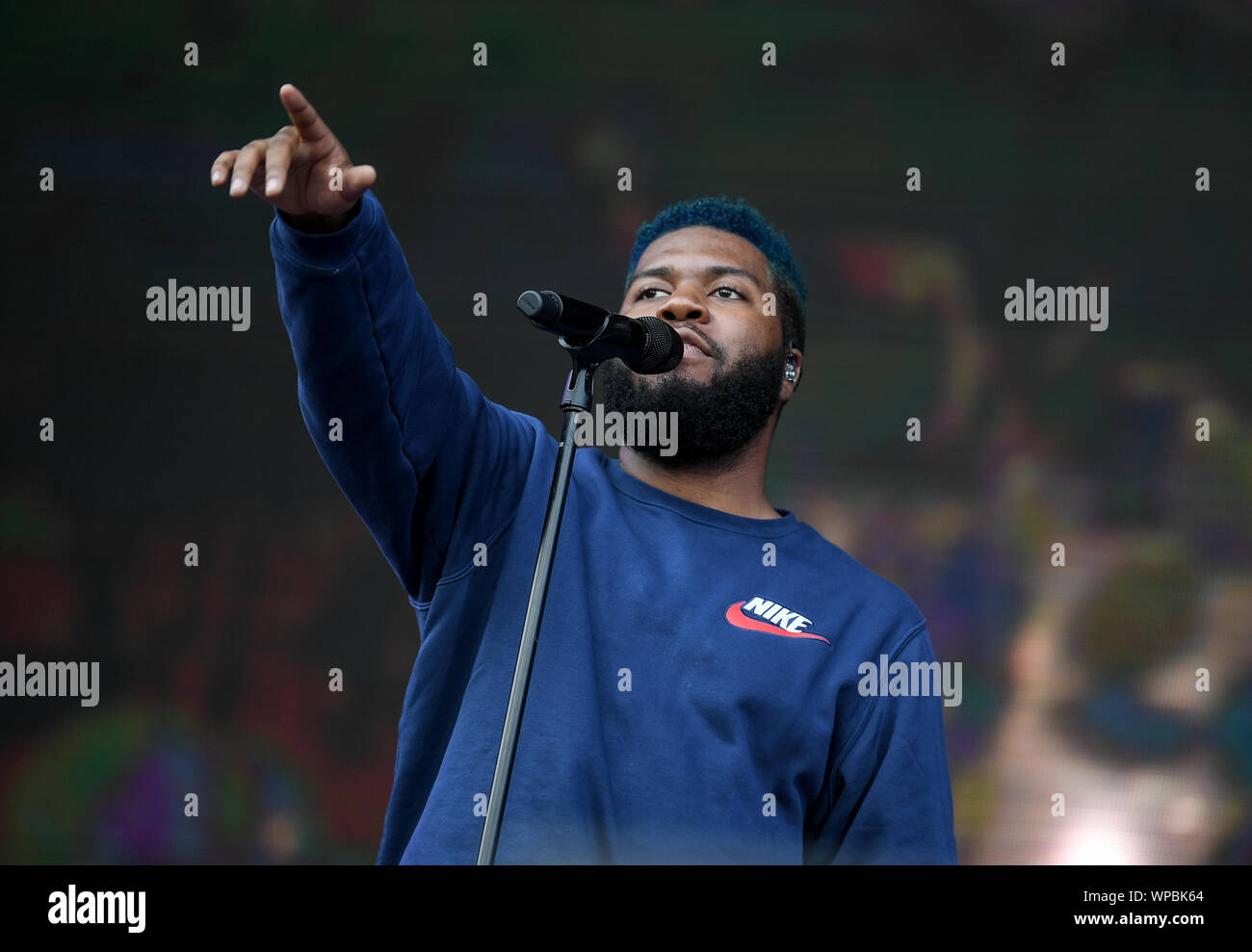 Berlin, Germany. 08th Sep, 2019. The US-American singer Khalid is on ...