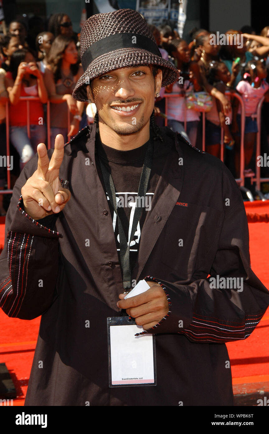 Corey Clark at the BET Awards '05 - Arrivals held at The Kodak Theatre ...