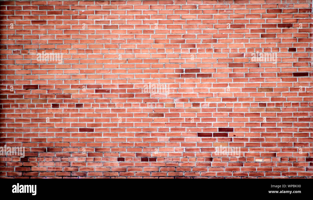 Red bricks wall background. Close-up building blocks background Stock ...