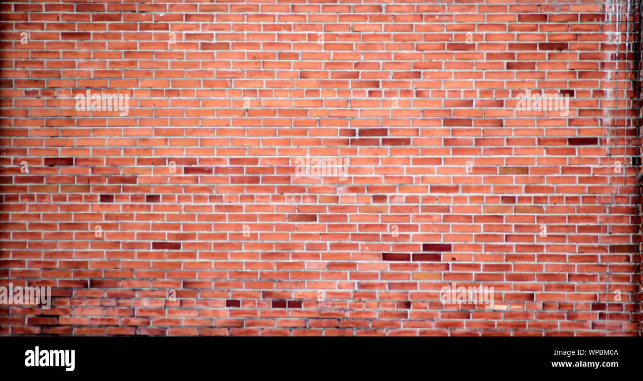 Red bricks wall background. Close-up building blocks background Stock ...