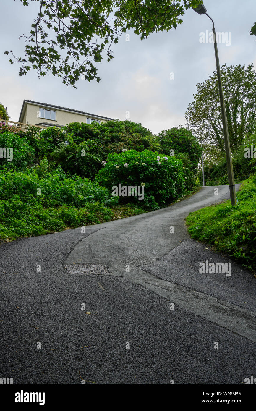 Worlds Steepest Road Stock Photo - Alamy