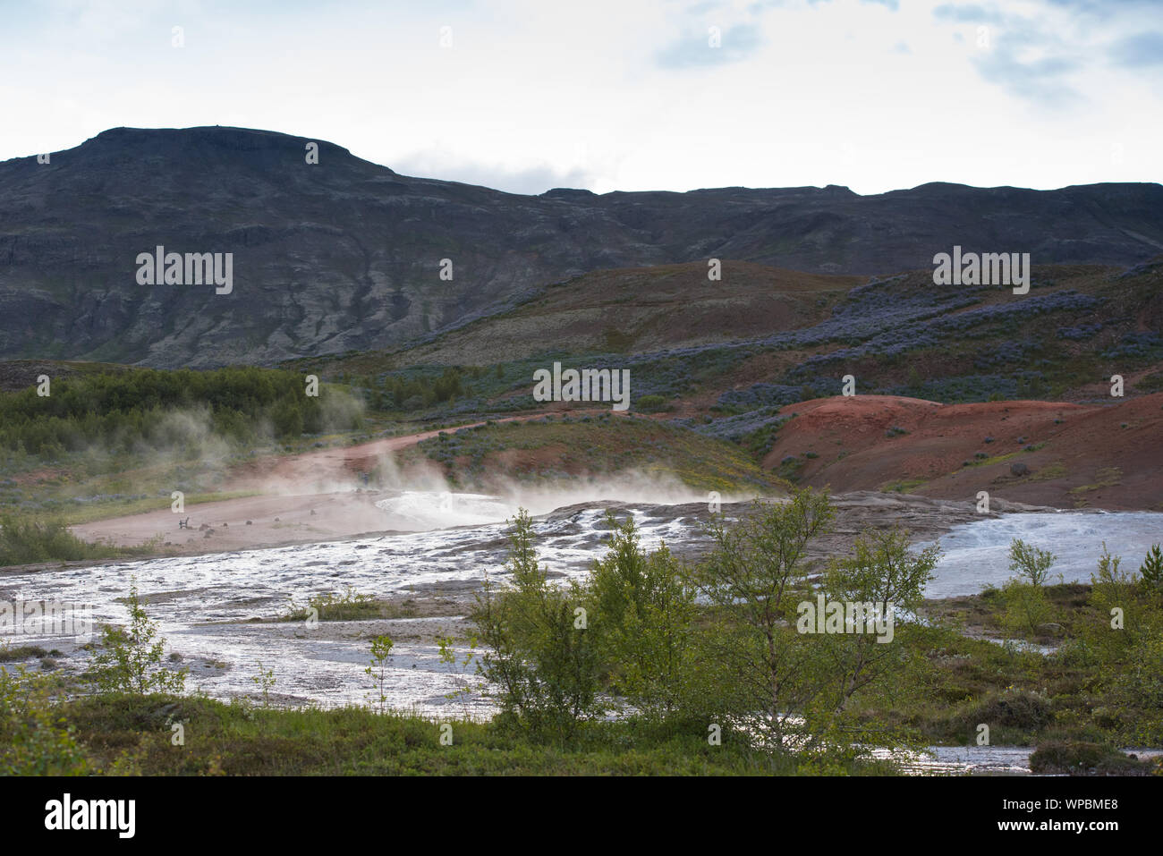 hot spots and boiling sulfur springs in Iceland Stock Photo - Alamy