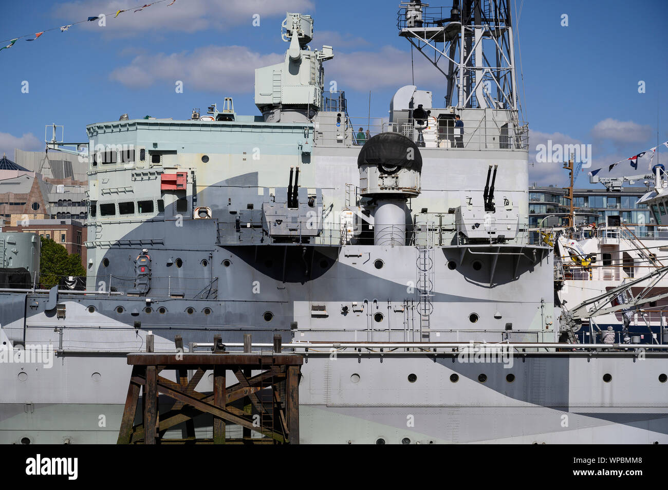 Hms belfast close up hi-res stock photography and images - Alamy