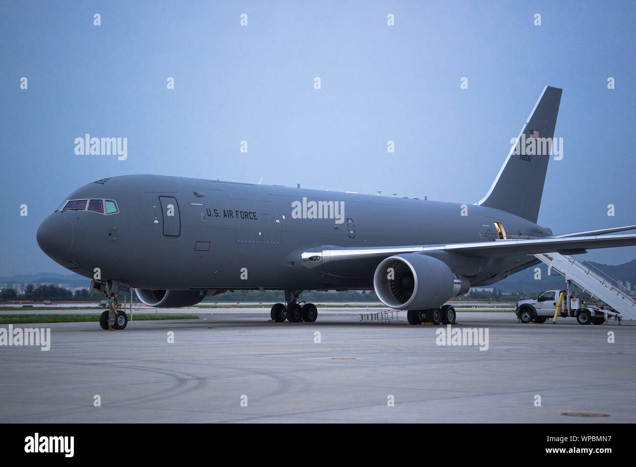 A KC-46A Pegasus from McConnell Air Force Base’s total force team, 22nd ...