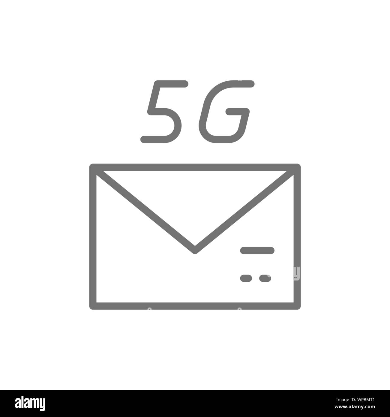 Fast post icon outline Cut Out Stock Images & Pictures - Alamy