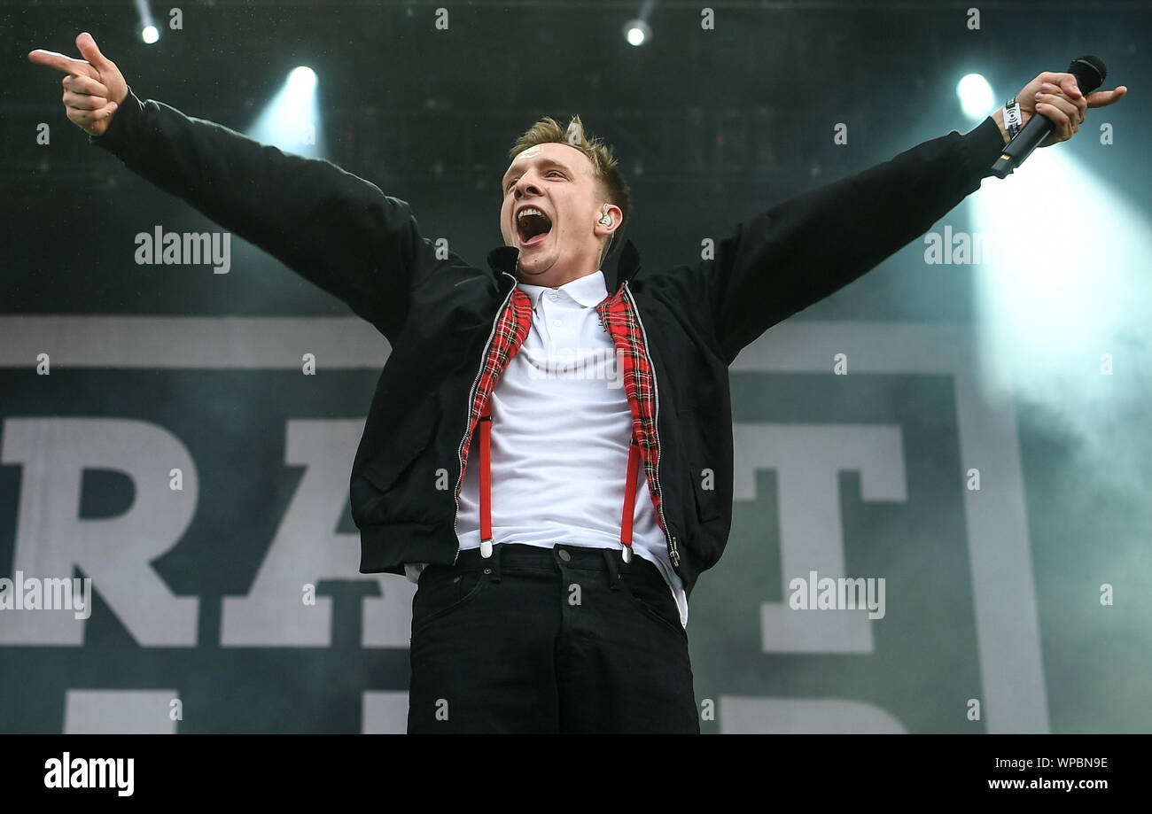 Berlin, Germany. 08th Sep, 2019. The singer Felix Brummer of the band ...