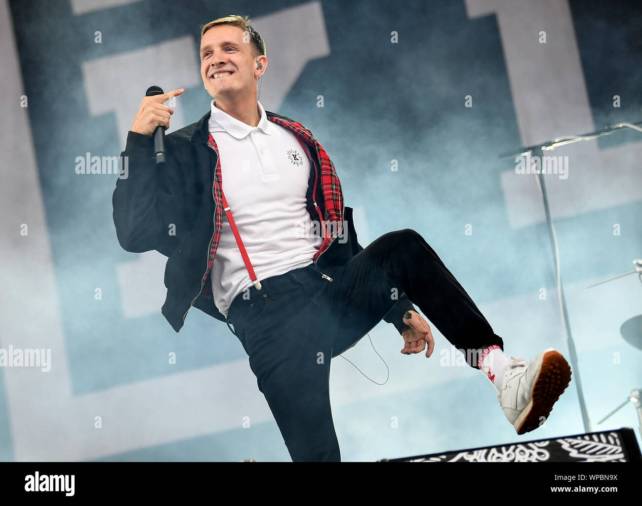 Berlin, Germany. 08th Sep, 2019. The singer Felix Brummer of the band ...