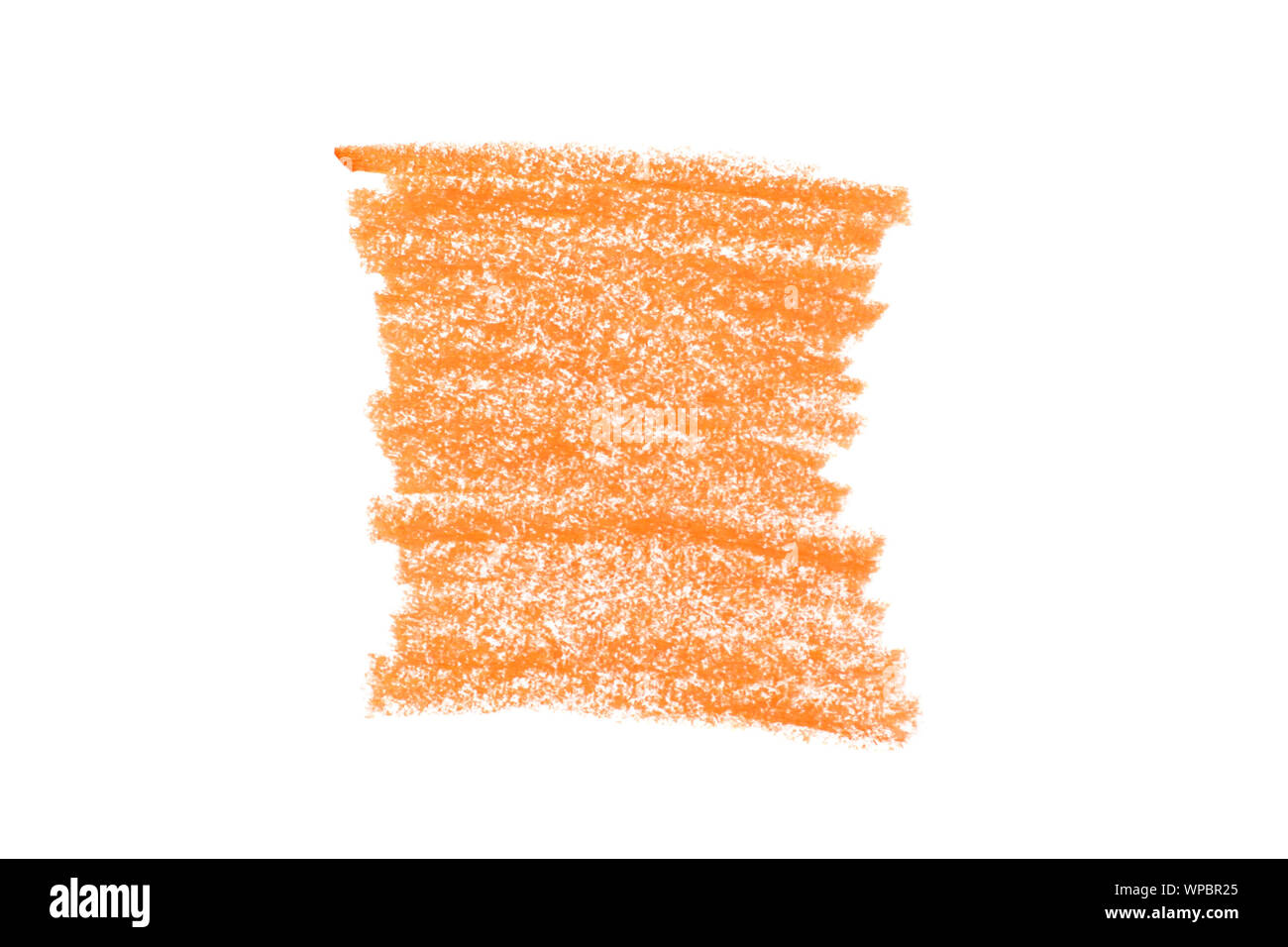 Coral wax crayon and drawing isolated on a white background. various ...