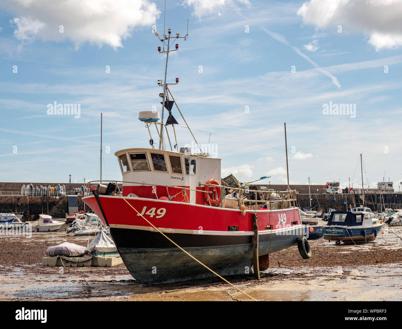 Jersey fishing boats hi-res stock photography and images - Alamy