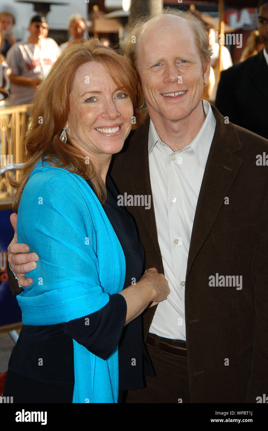 Ron Howard and Wife Cheryl Howard at the World Premiere of "Cinderella ...