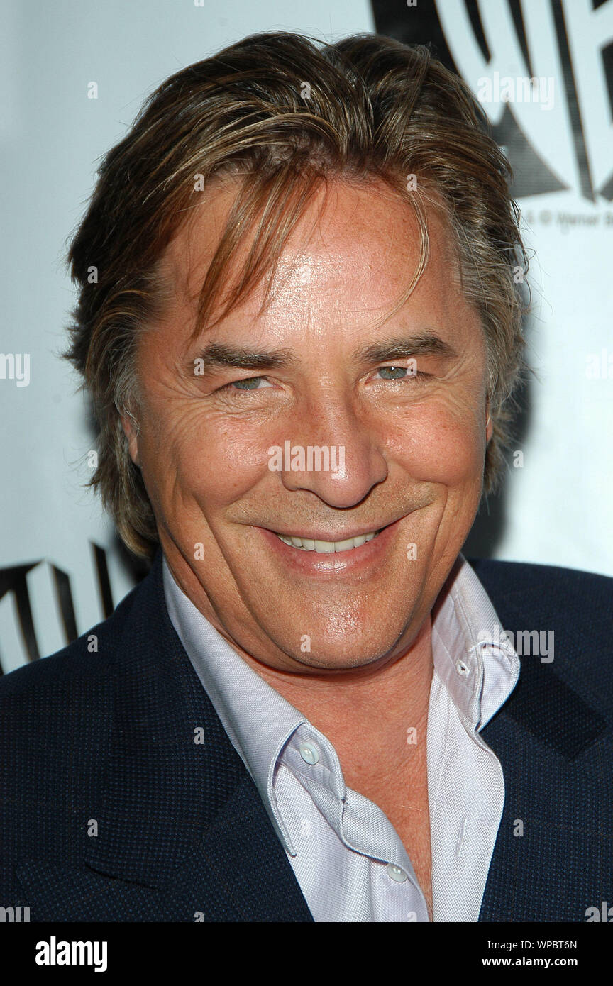 Don Johnson at The WB Network's 2005 All Star Party held at The Cabana ...