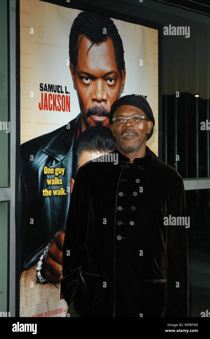 Samuel L. Jackson at the Los Angeles Premiere of "The Man" held at the ...