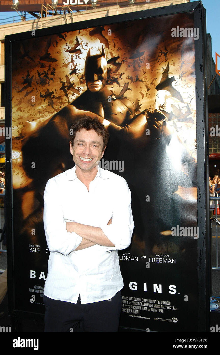 Chris Kattan at the Premiere of "Batman Begins" held at Mann Grauman's ...
