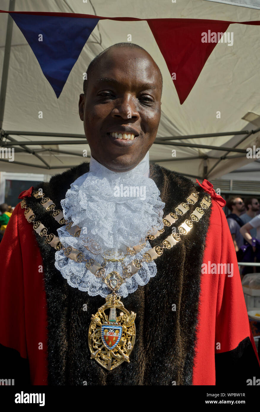 Dancers and musicians on parade enjoying Hackney Carnival in the ...