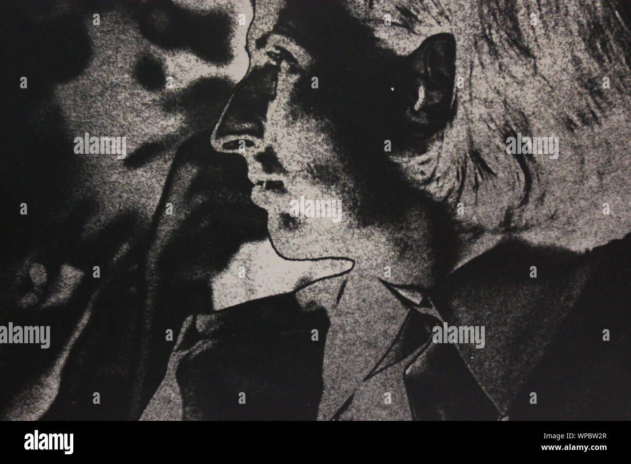 Fine black and white art photography from the 1970s reverse negative ...