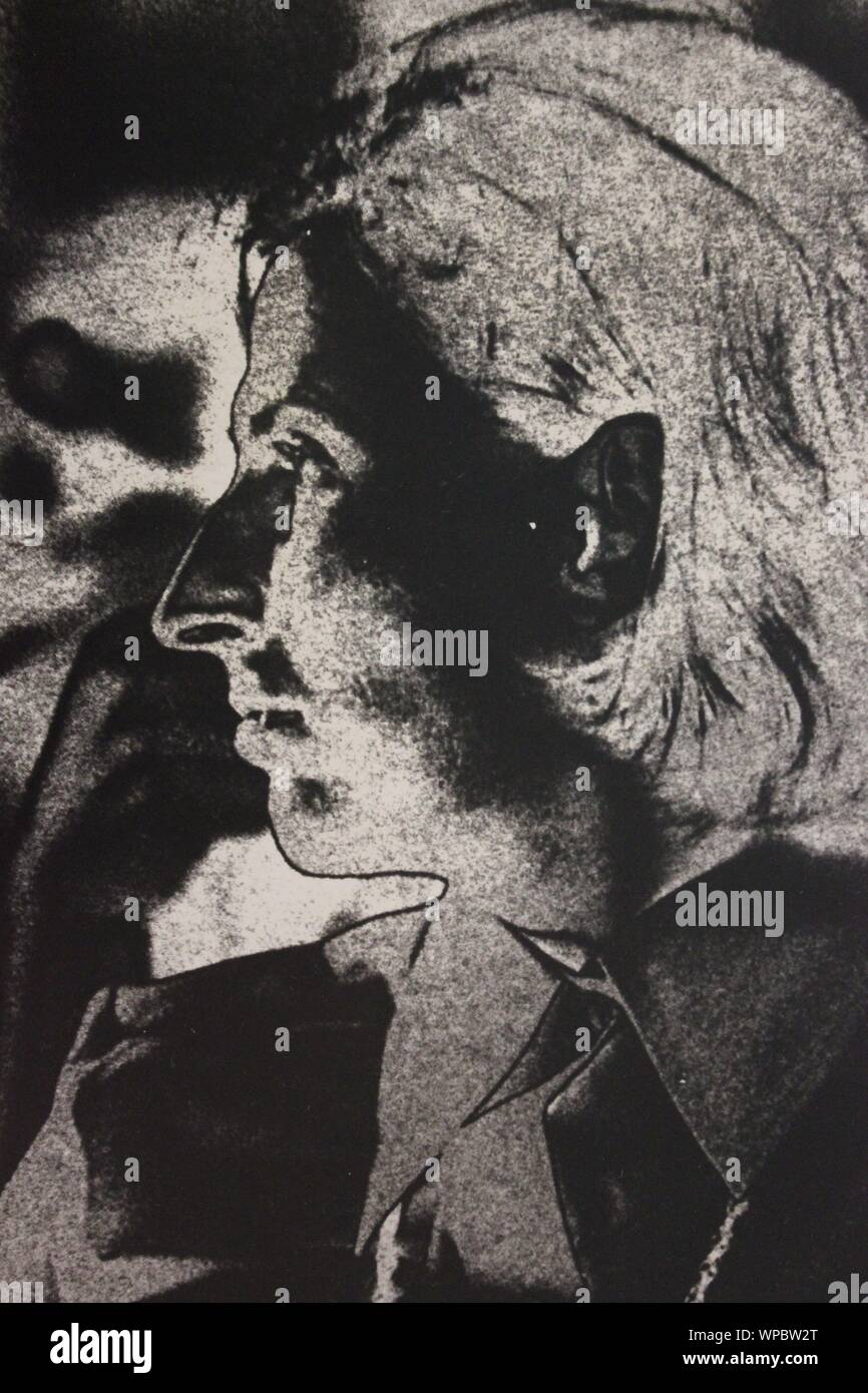 Fine black and white art photography from the 1970s reverse negative ...