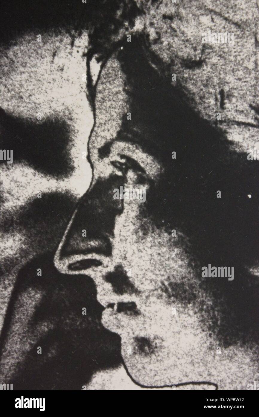 Fine black and white art photography from the 1970s reverse negative ...