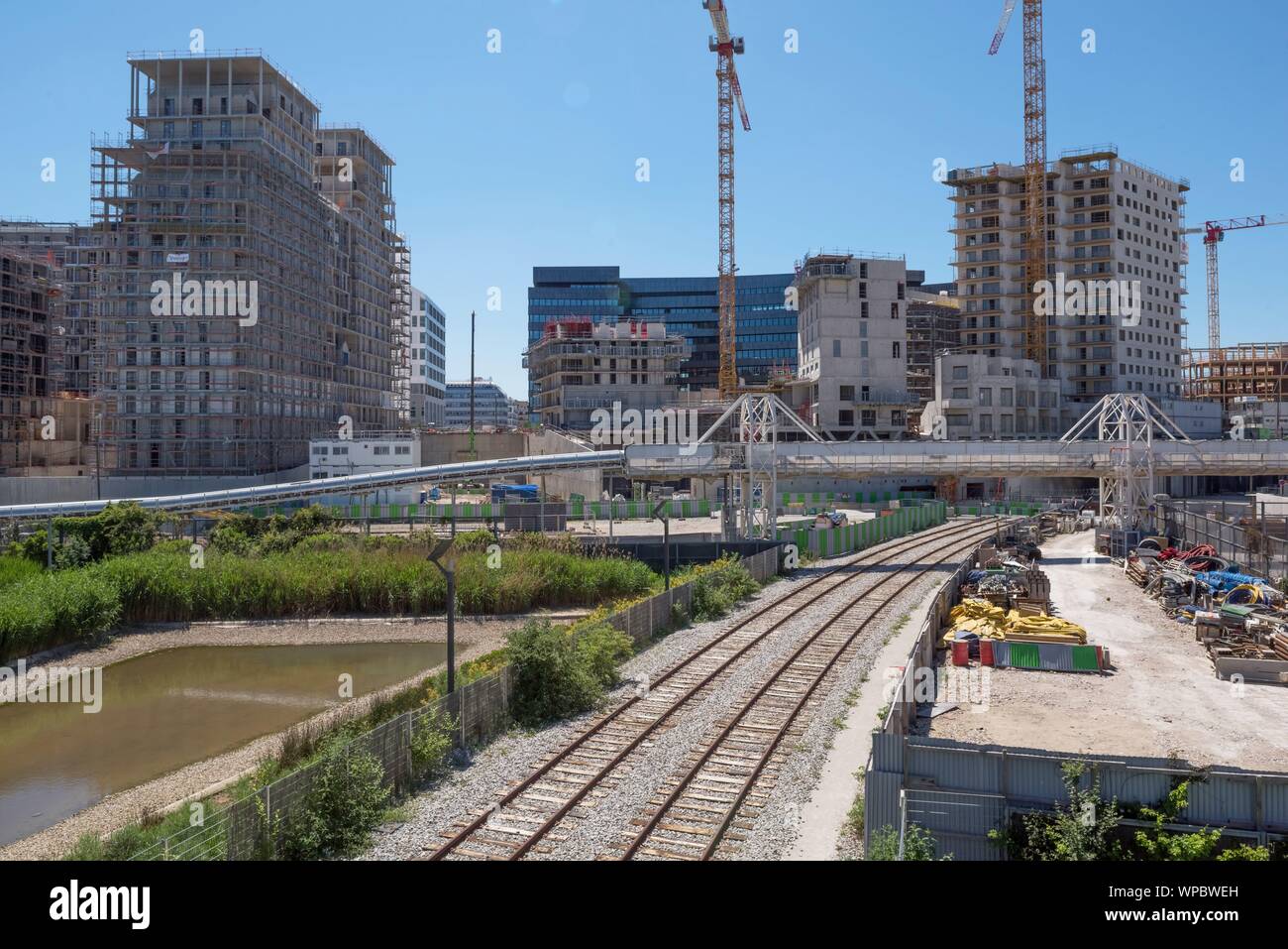 Paris, Stadtentwicklungsgebiet Clichy-Batignolles, Park Martin Luther ...