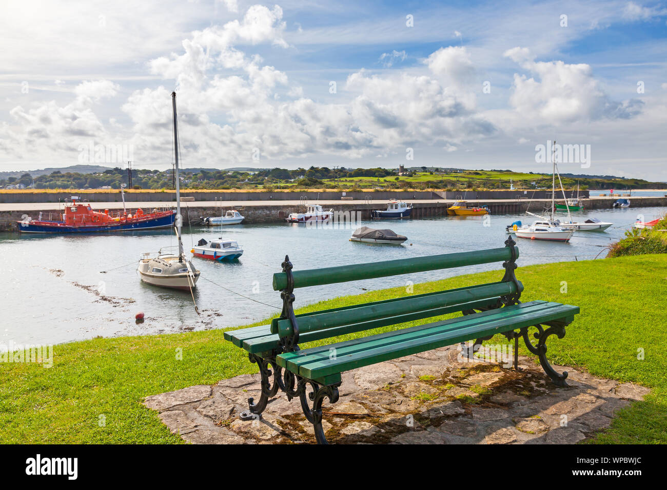 The historic harbour at Hayle Cornwall England UK Europe Stock Photo ...
