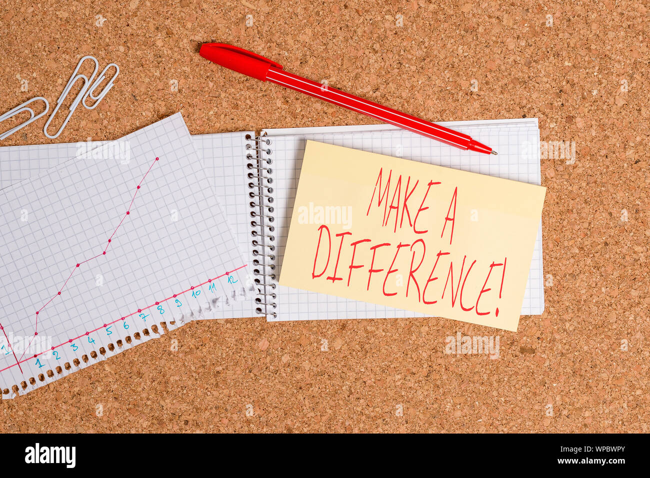 Word writing text Make A Difference. Business photo showcasing have ...