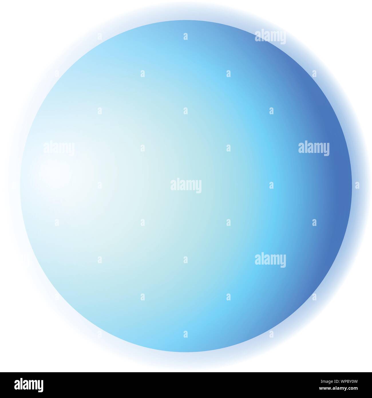 Colorful, shiny orb, sphere, globe illustration. Round 2-color design ...