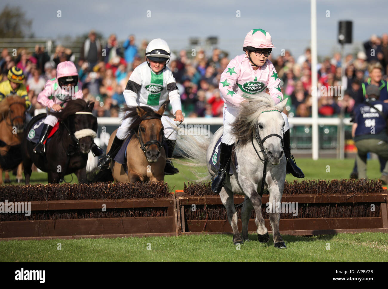 The Shetland Pony Grand National gets underway at The Land Rover ...