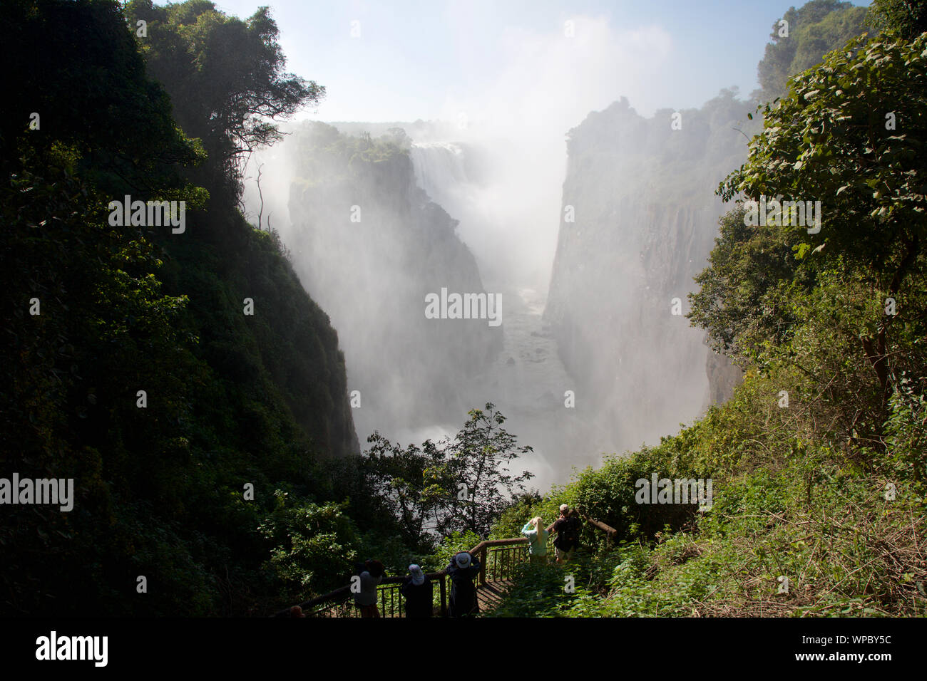 The first gorge, Victoria Falls, Zimbabwe Stock Photo - Alamy