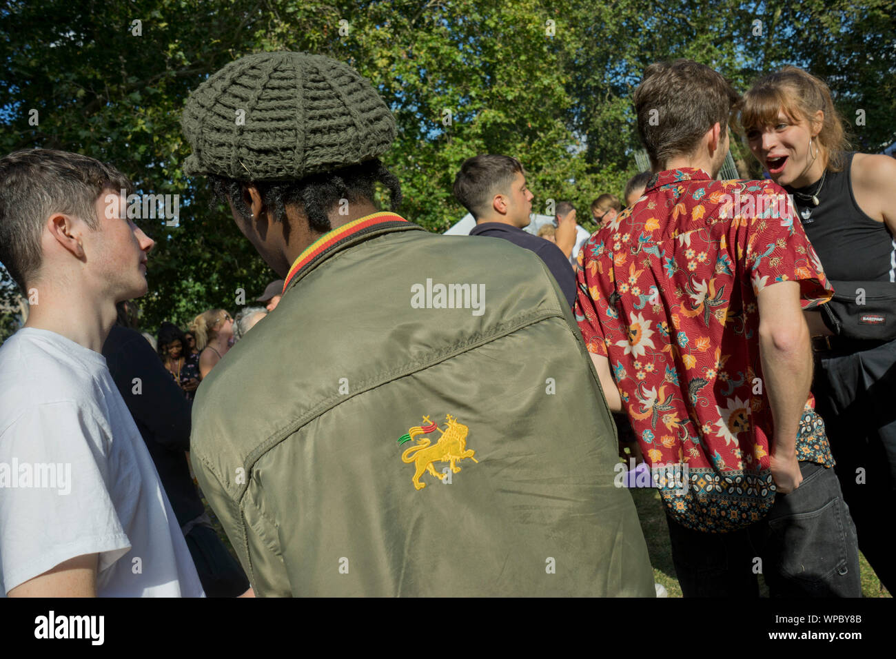 Dancers and musicians on parade enjoying Hackney Carnival in the ...