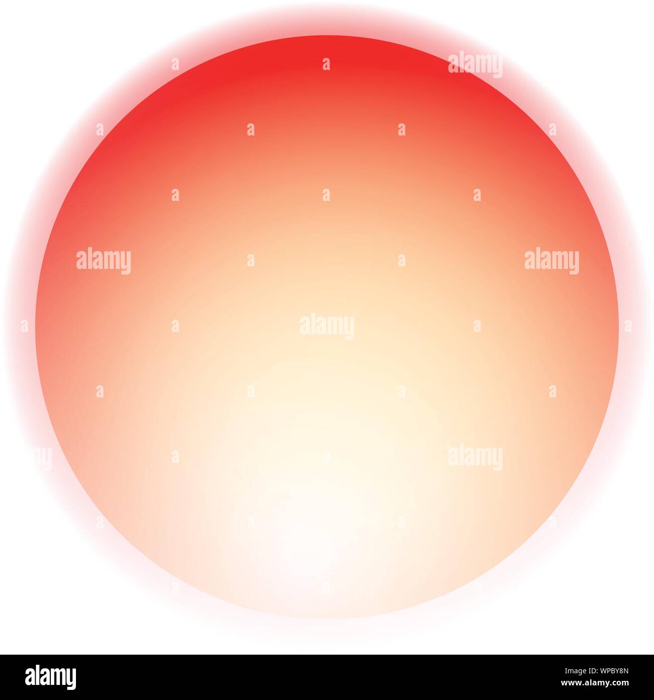 Colorful, shiny orb, sphere, globe illustration. Round 2-color design ...