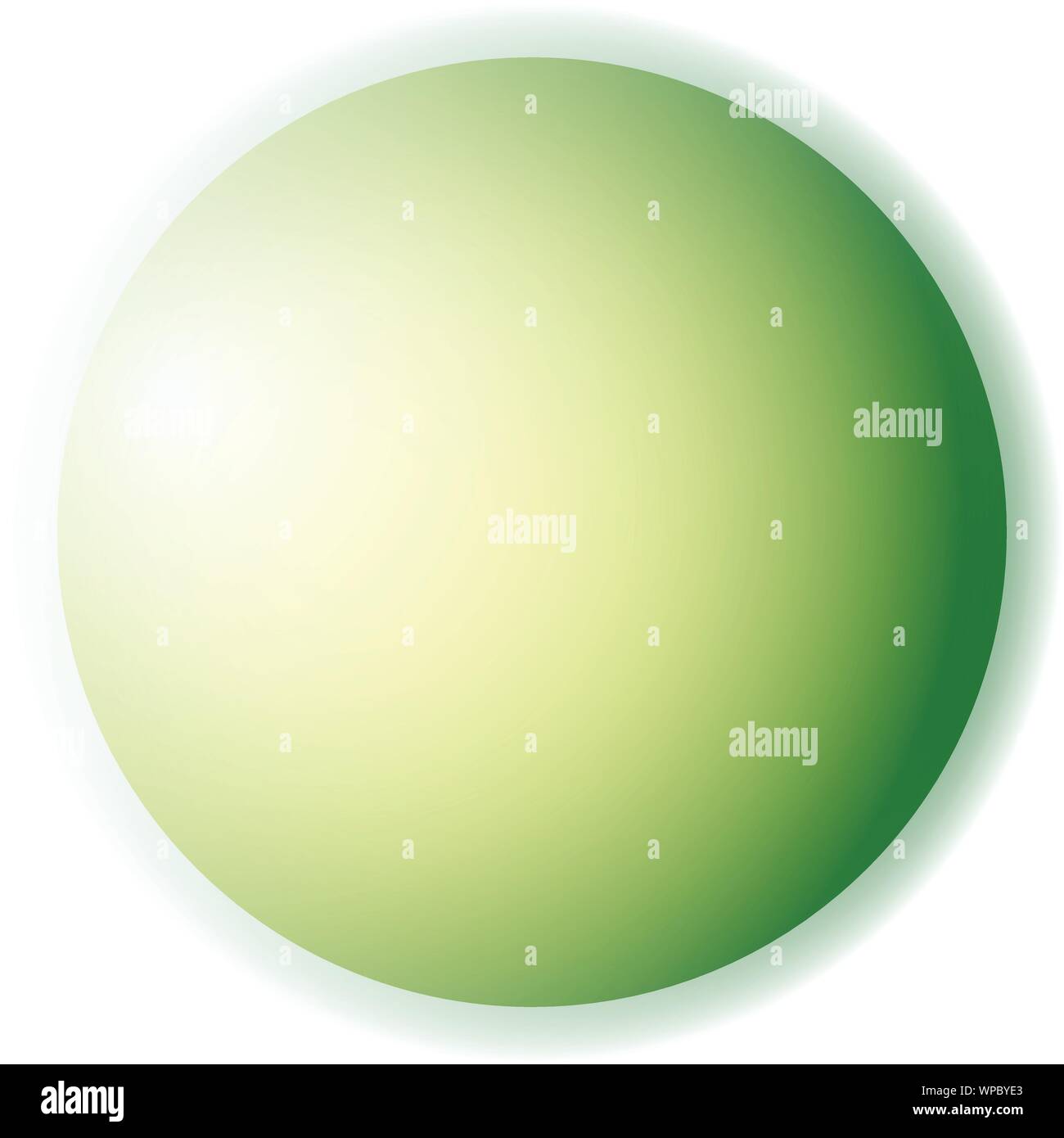Colorful, shiny orb, sphere, globe illustration. Round 2-color design ...