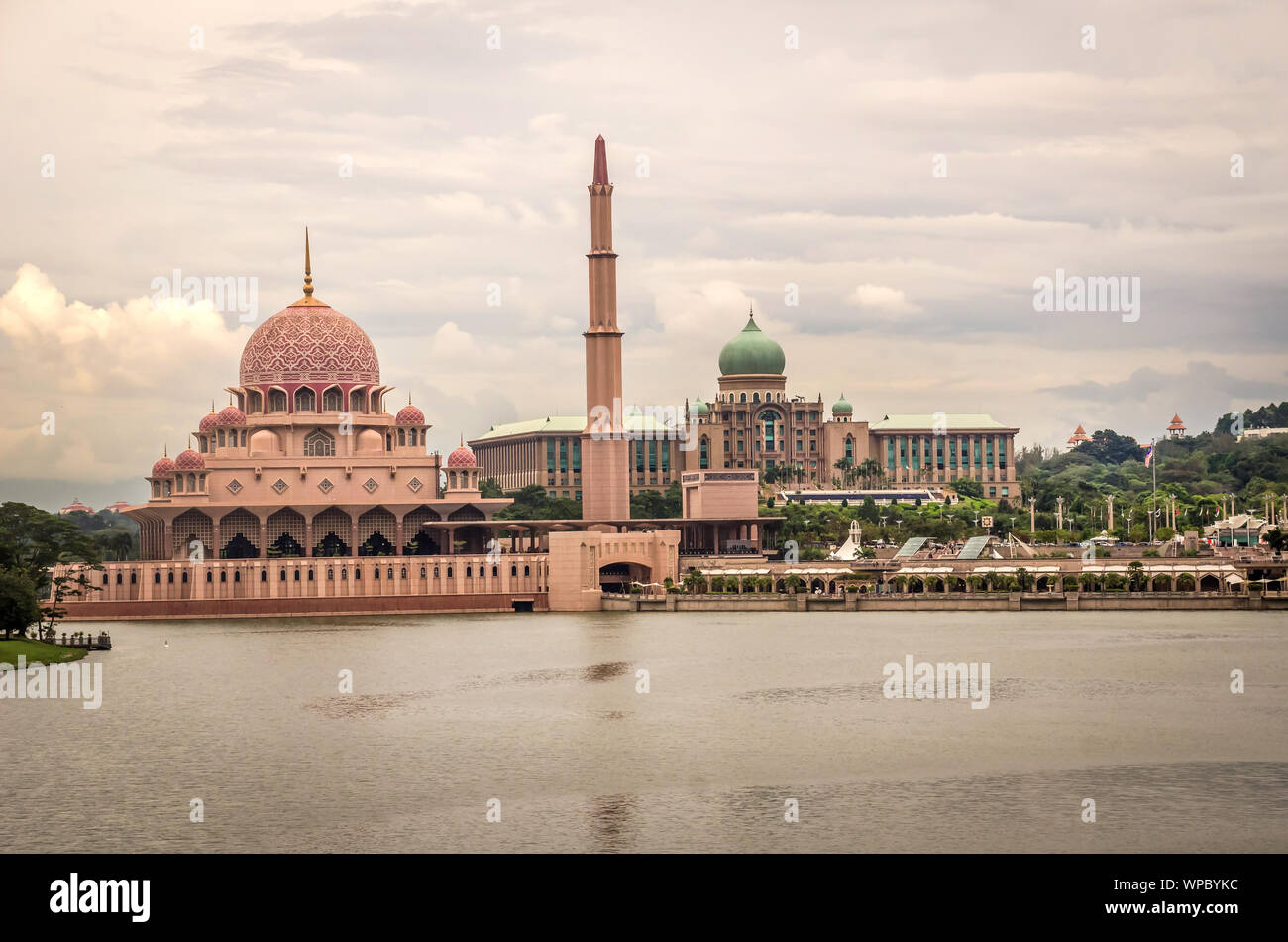 The Putra Mosque (Masjid) is the principal mosque of Putrajaya ...