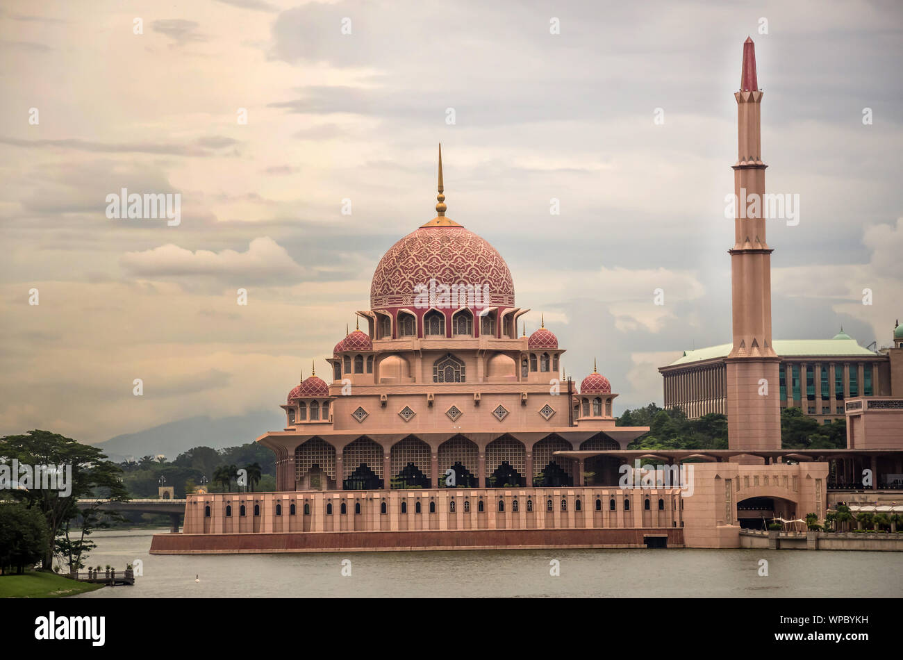 The Putra Mosque (Masjid) is the principal mosque of Putrajaya ...