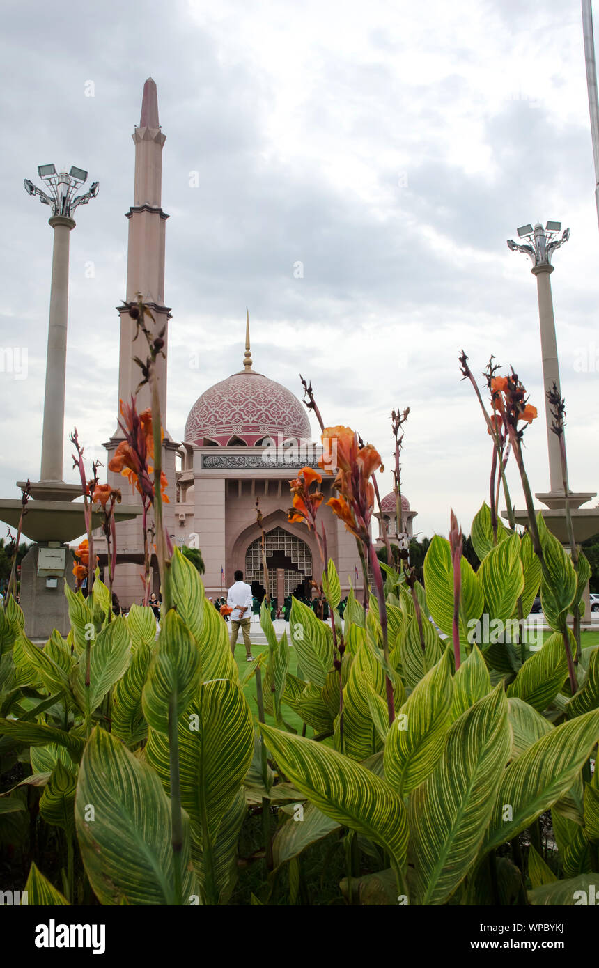 The Putra Mosque (Masjid) is the principal mosque of Putrajaya ...