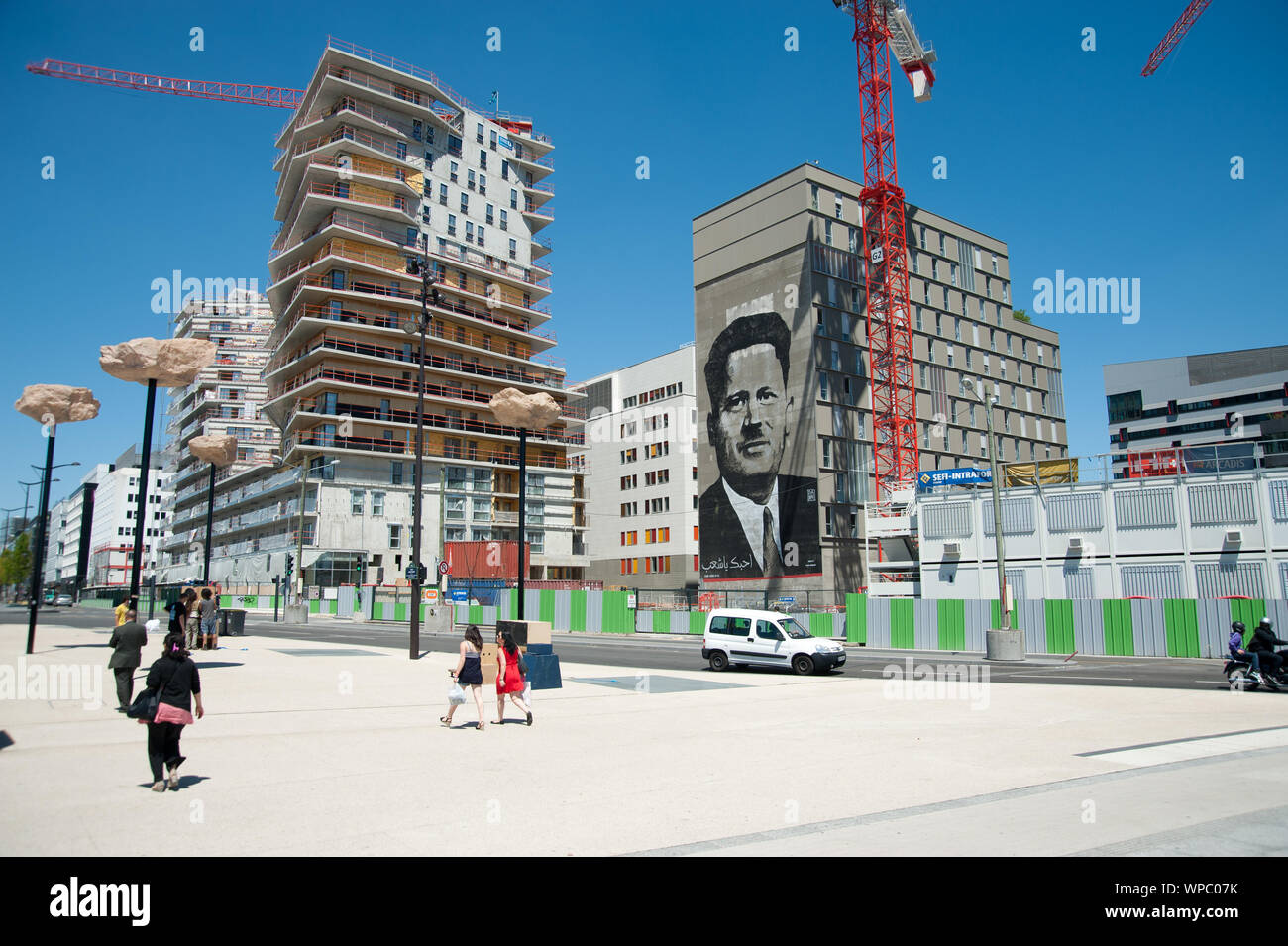 Paris, Stadtentwicklungsgebiet Rive Gauche, Avenue de France - Paris ...