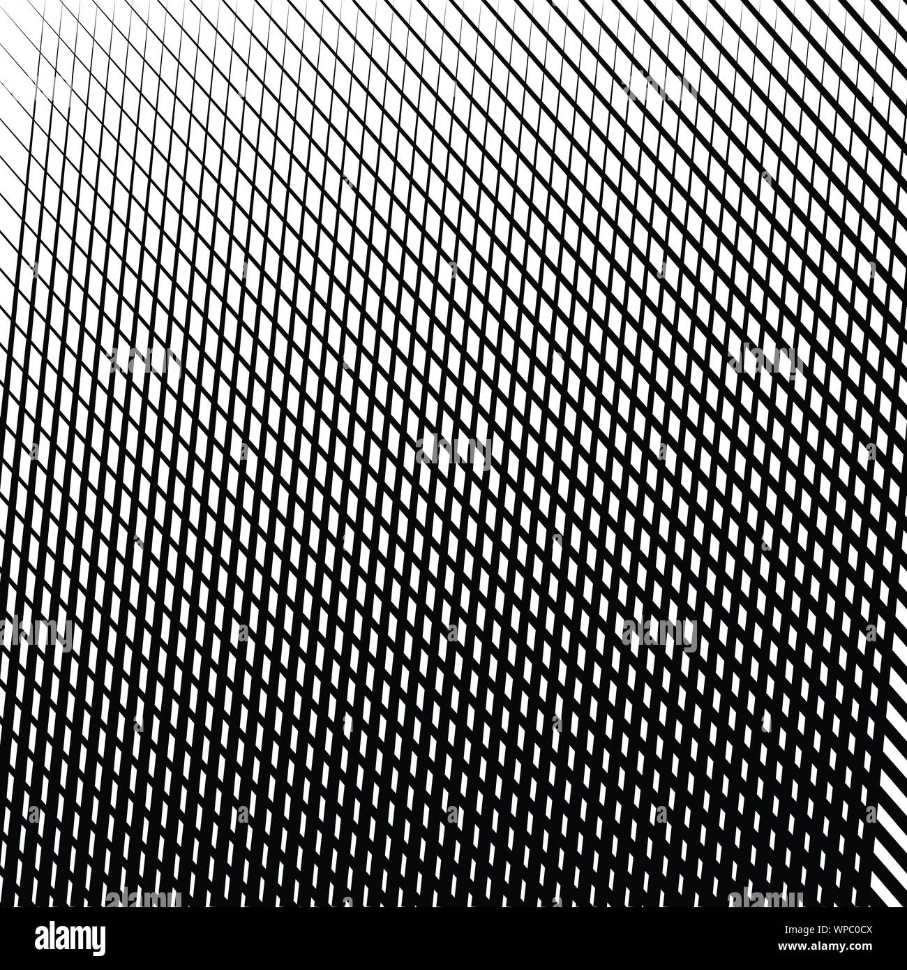 Wavy, waving, zigzag lines crosshatch grid, mesh pattern. Abstract curvy criss-cross lines ...