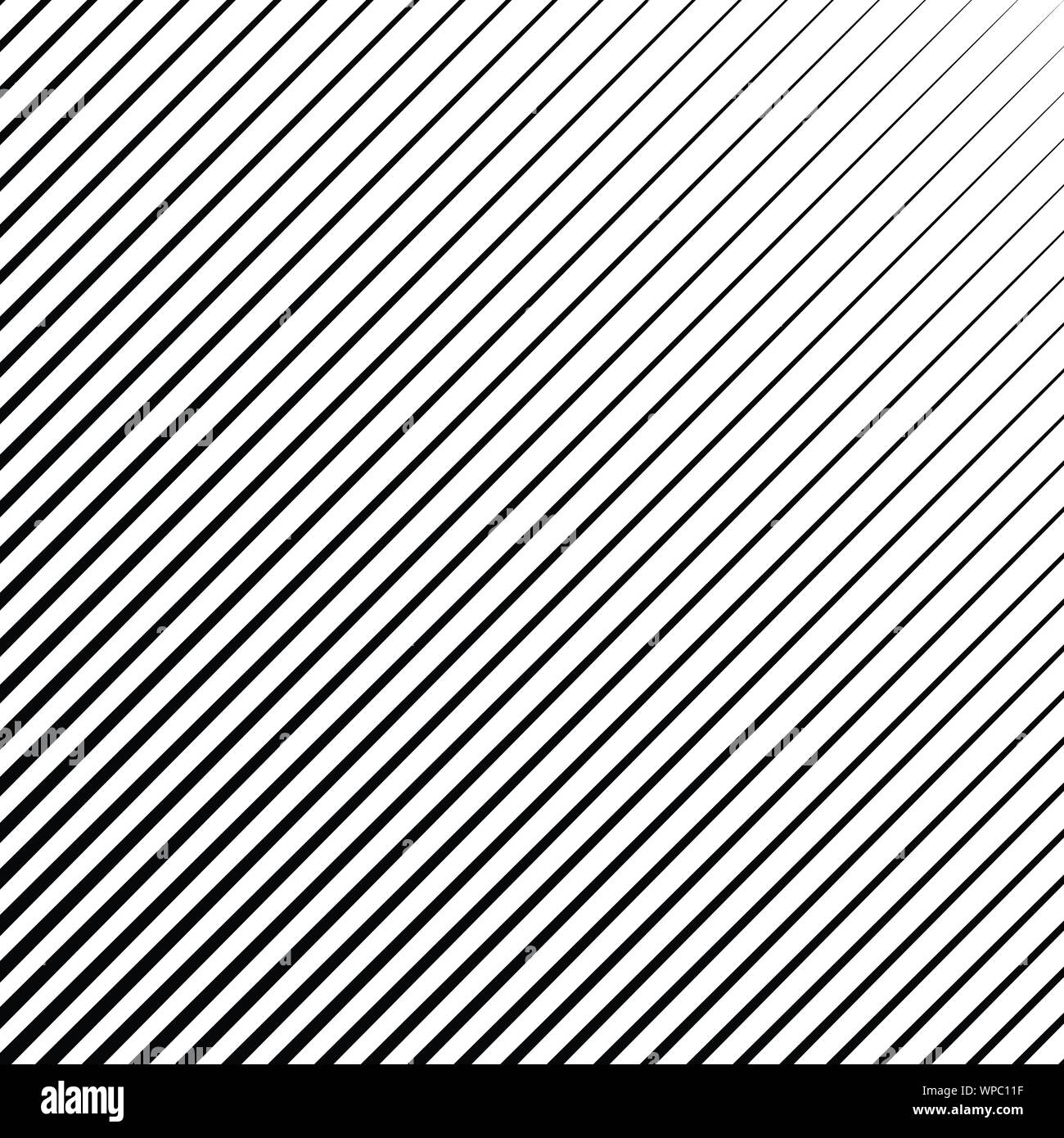 Dynamic diagonal, oblique, slanted lines, stripes geometric pattern, background. Texture with ...