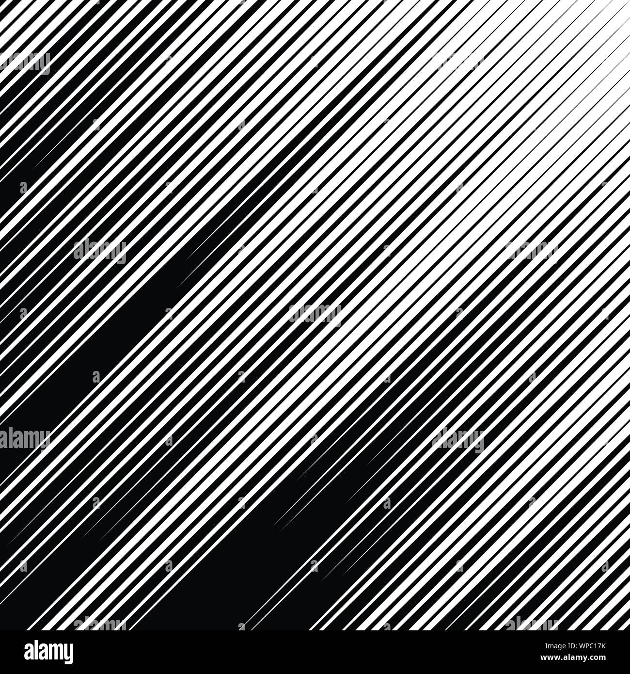 Dynamic diagonal, oblique, slanted lines, stripes geometric pattern, background. Texture with ...