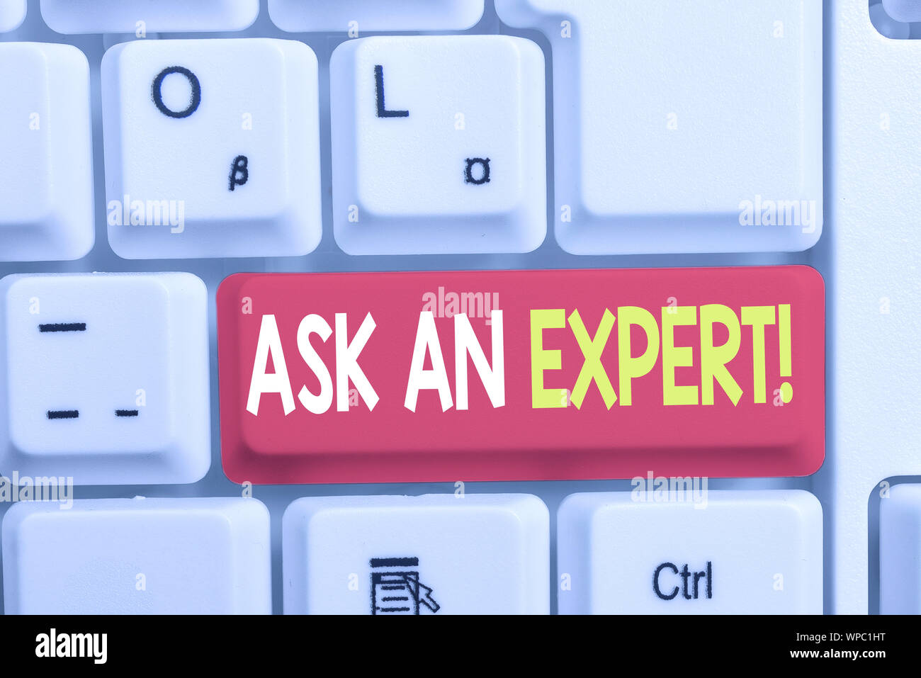 Writing note showing Ask An Expert. Business concept for confirmation ...