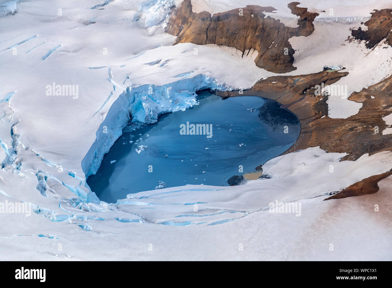 Volcano from above hi-res stock photography and images - Alamy