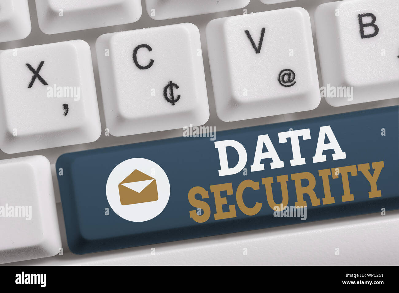 Word writing text Data Security. Business photo showcasing Confidentiality Disk Encryption ...
