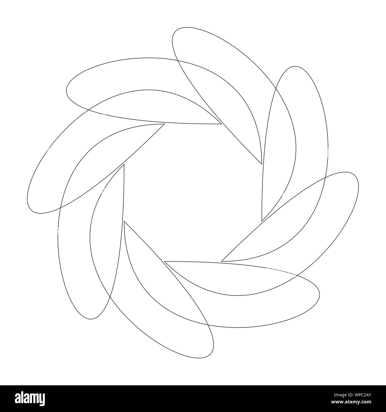 Expanded rotation Stock Vector Images - Alamy