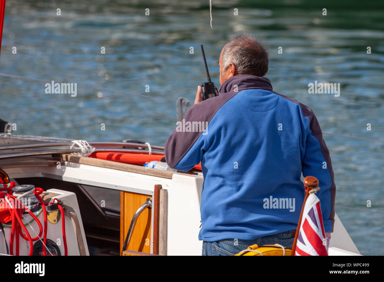 Vhf radio yacht hi-res stock photography and images - Alamy