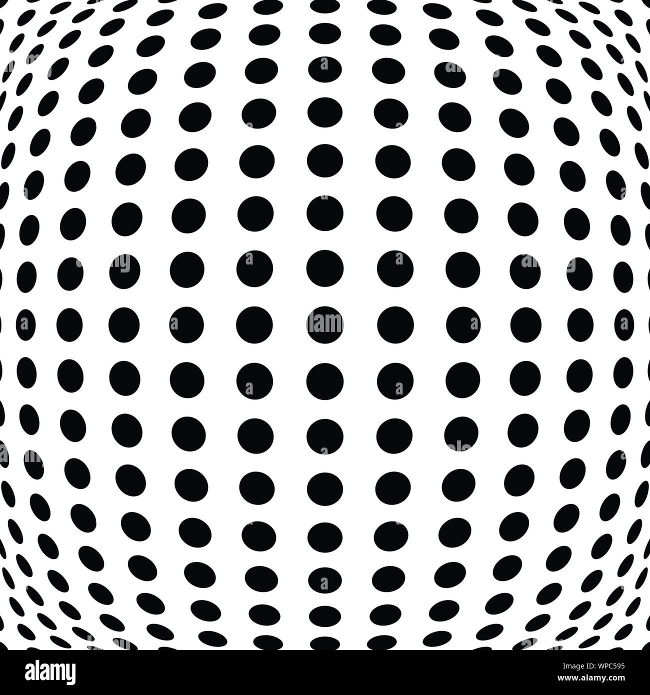 3D circular burst. Convex globe, sphere, orb distort. Inflate design ...