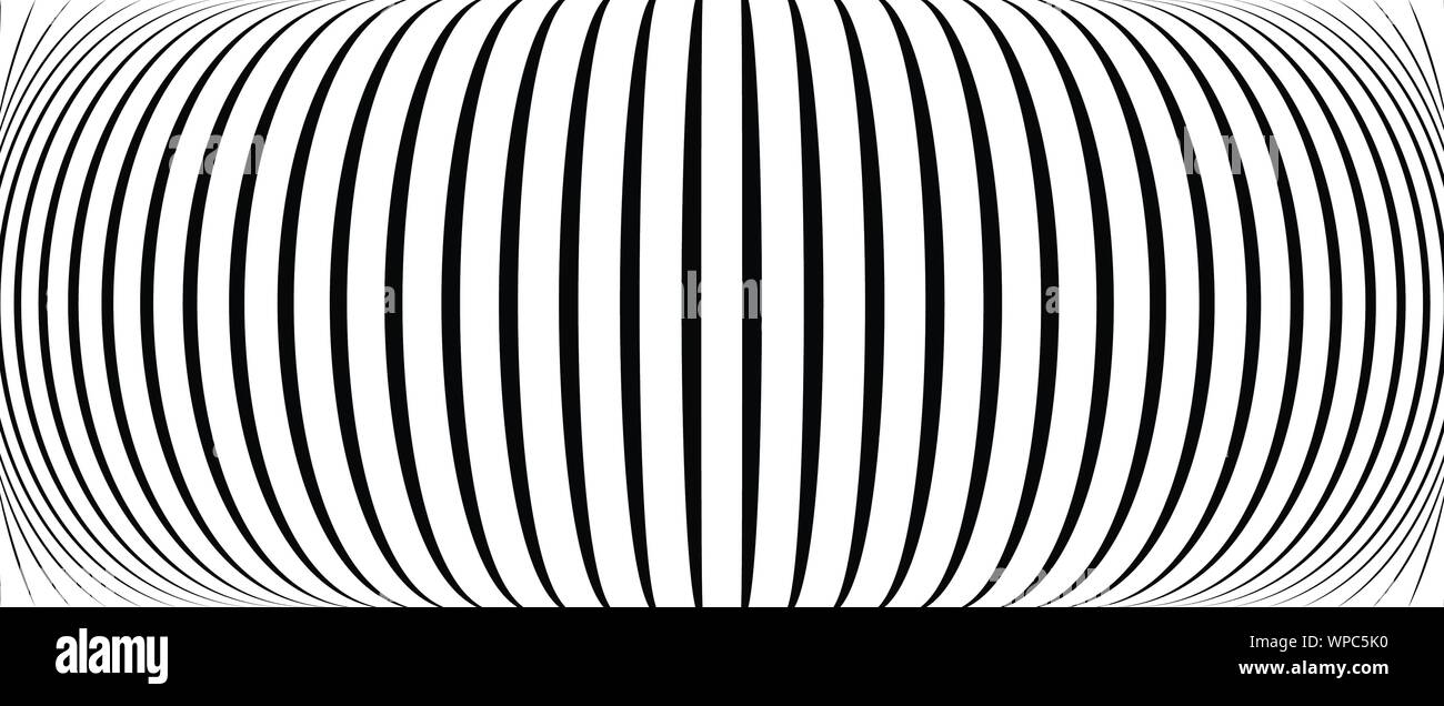 3D circular burst. Convex globe, sphere, orb distort. Inflate design ...