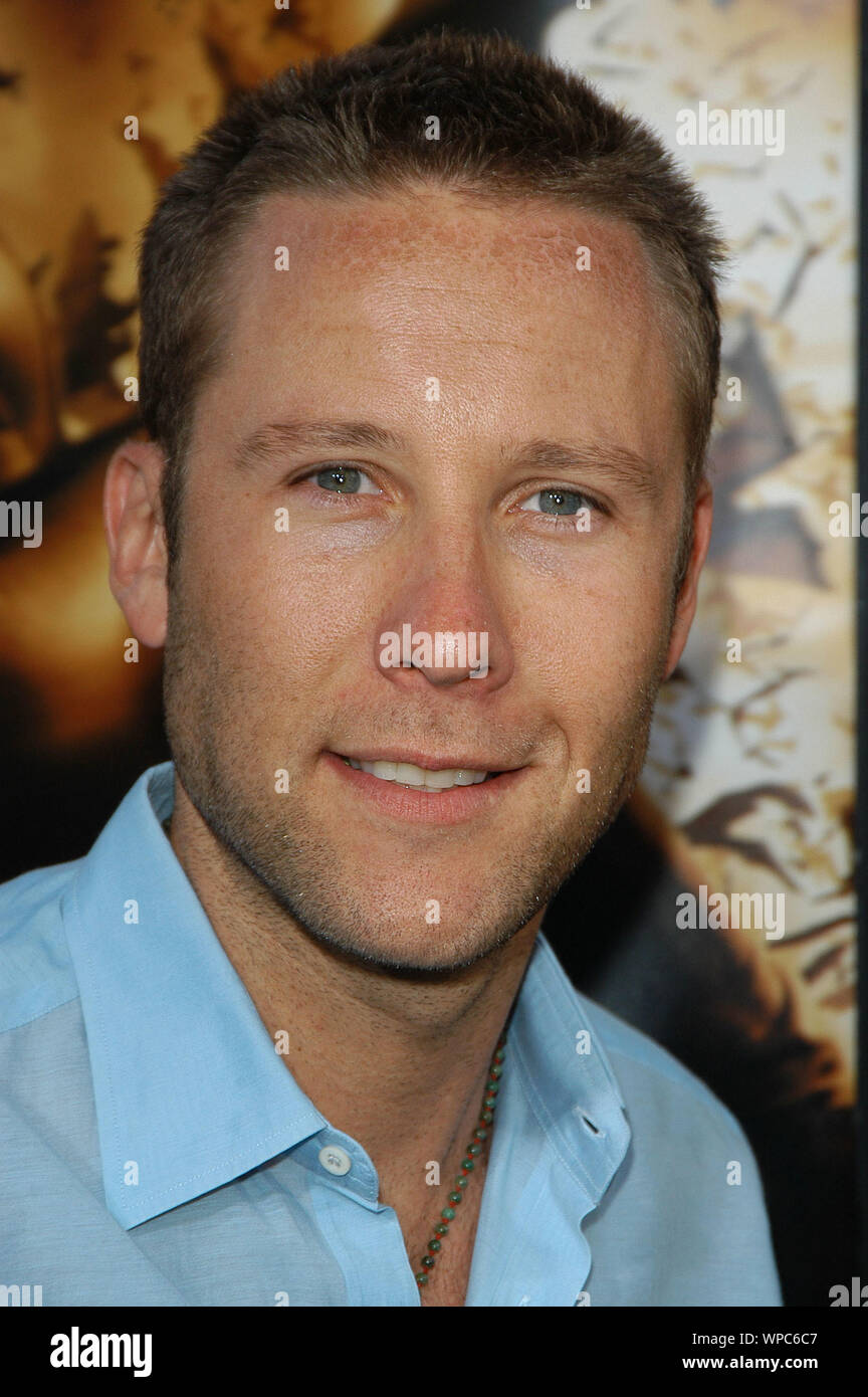 Michael Rosenbaum at the Premiere of "Batman Begins" held at Mann ...